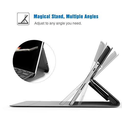 TiMOVO Microsoft Surface Go 10 Case, Multiple-Angle Viewing Portfolio ...